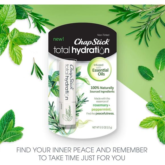 Chapstick | Makeup | Chapstick Total Hydration Lip Balm Rosemary ...